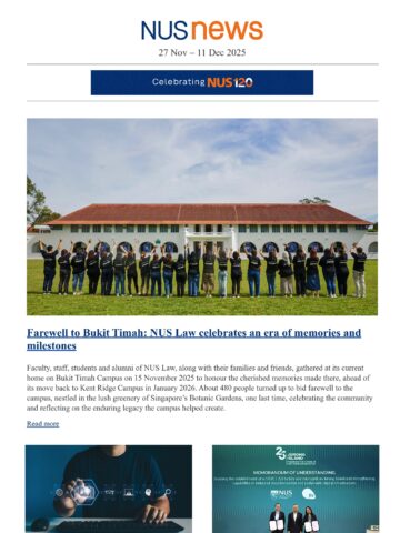 Email Inspiration from NUS News - Email Love