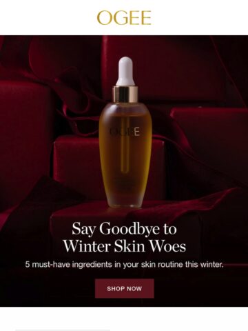 Email Inspiration from Ogee - Email Love