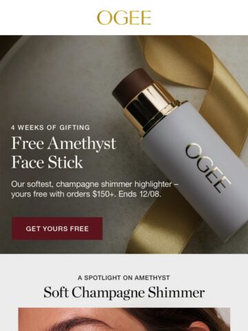 Email Inspiration from Ogee - Email Love