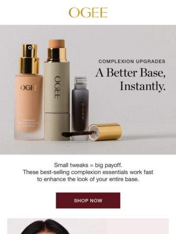 Email Inspiration from Ogee - Email Love