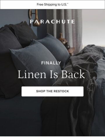 Email Inspiration from Parachute - Email Love