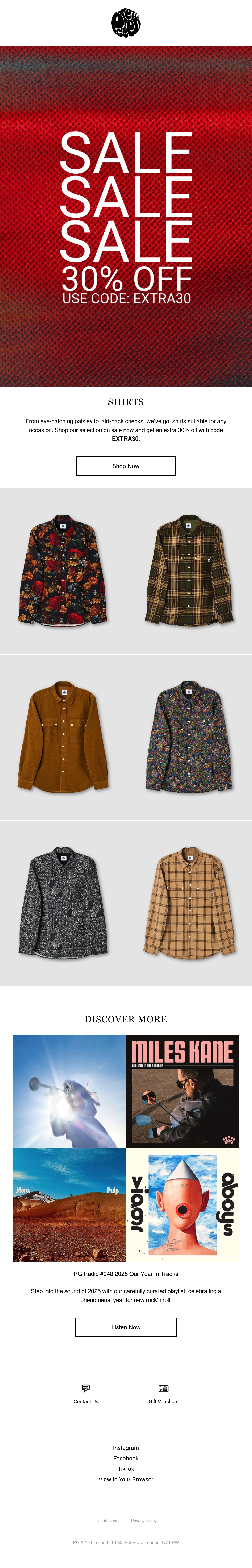 Email Inspiration from Pretty Green - Email Love
