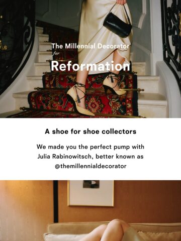 Email Inspiration from Reformation - Email Love