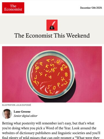 Email Inspiration from The Economist - Email Love