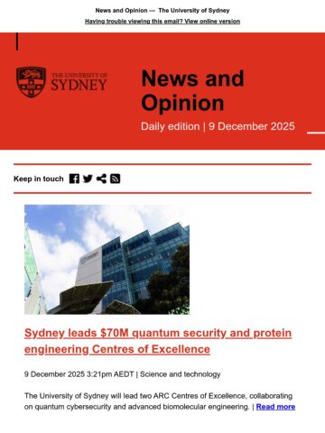Email Inspiration from University of Sydney Media Office - Email Love