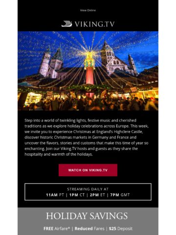 Email Inspiration from Viking - Email Love