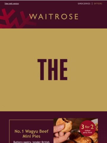 Email Inspiration from Waitrose & Partners - Email Love