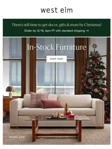 Email Inspiration from West Elm - Email Love