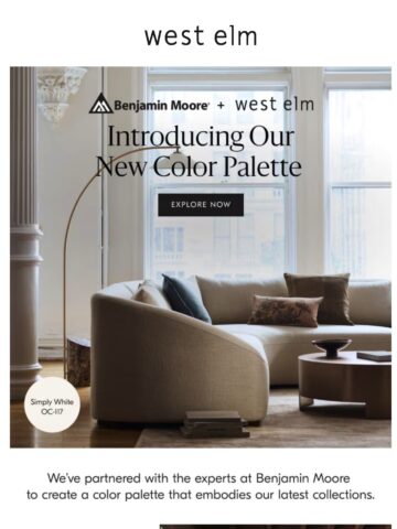 Email Inspiration from West Elm - Email Love