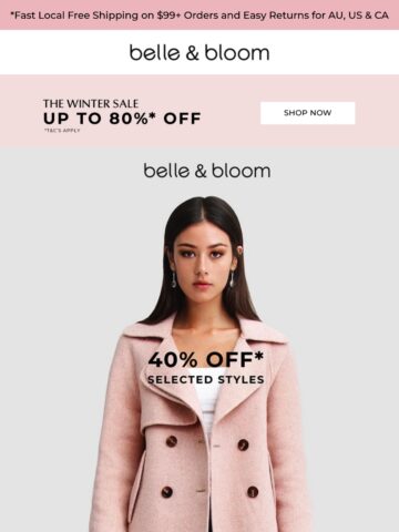 Email Inspiration from Belle & Bloom - Email Love