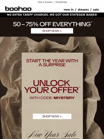 Email Inspiration from boohoo - Email Love