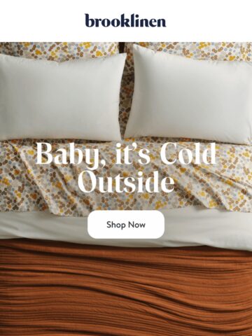 Email Inspiration from Brooklinen - Email Love