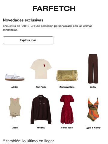 Email Inspiration from FARFETCH - Email Love