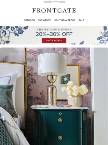 Email Inspiration from Frontgate - Email Love