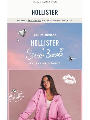 Email Inspiration from Hollister - Email Love