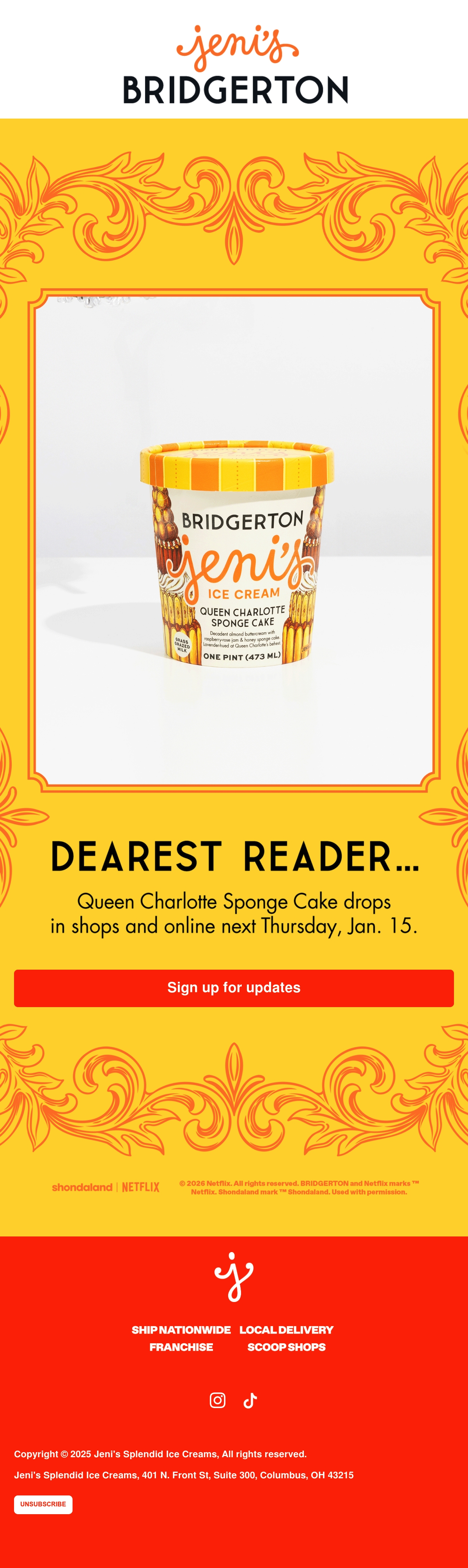 Email Inspiration from Jeni's Ice Creams - Email Love