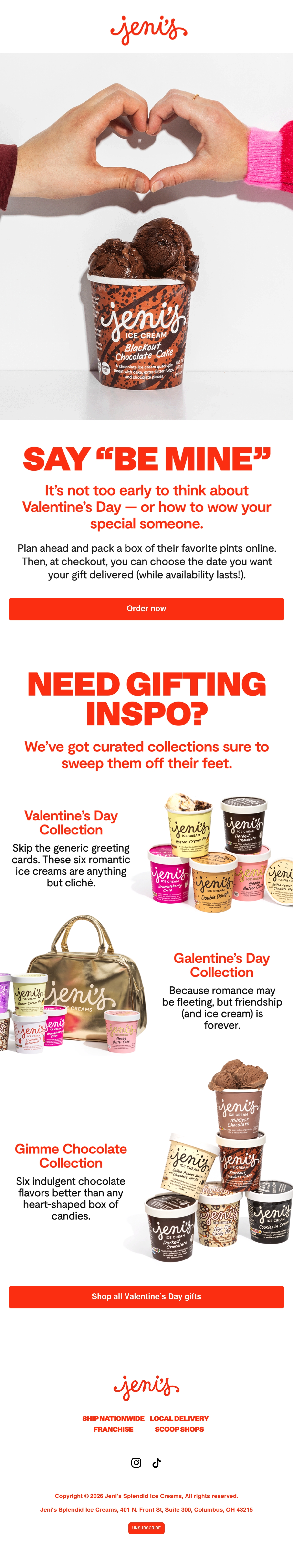 Email Inspiration from Jeni's Ice Creams - Email Love