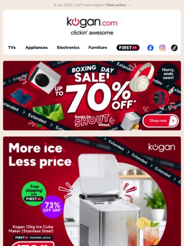 Email Inspiration from Kogan.com - Email Love