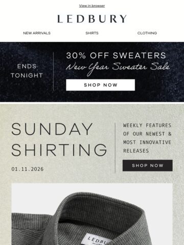 Clothing Email Inspiration - Email Love (Page 5 of 1261)