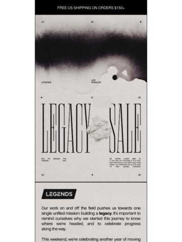 Email Inspiration from Legends - Email Love