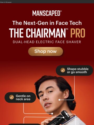 Email Inspiration from MANSCAPED - Email Love