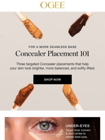 Email Inspiration from Ogee - Email Love