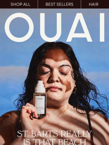 Email Inspiration from OUAI - Email Love