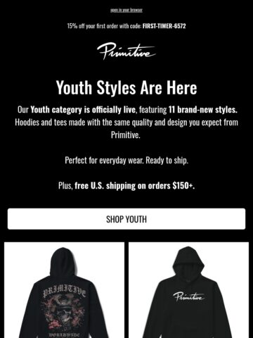 Email Inspiration from Primitive Skate - Email Love