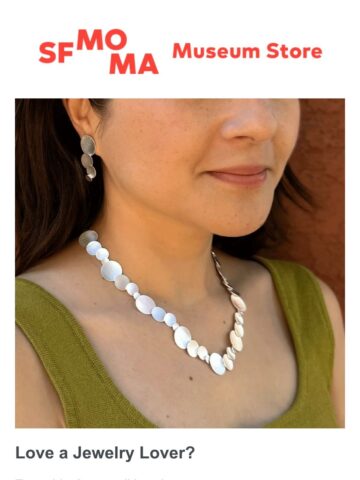 Email Inspiration from SFMOMA Museum Store - Email Love