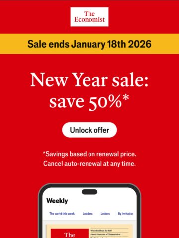Email Inspiration from The Economist - Email Love
