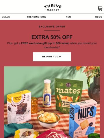 Thrive Market Emails and Newsletters