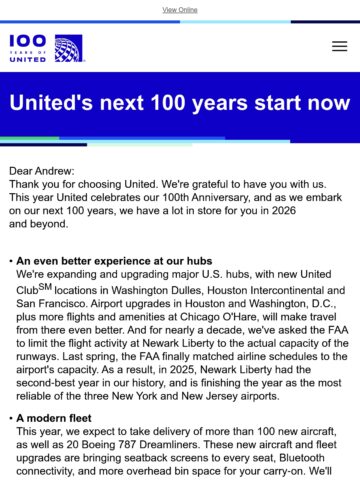 Email Inspiration from United Airlines CEO, Scott Kirby - Email Love