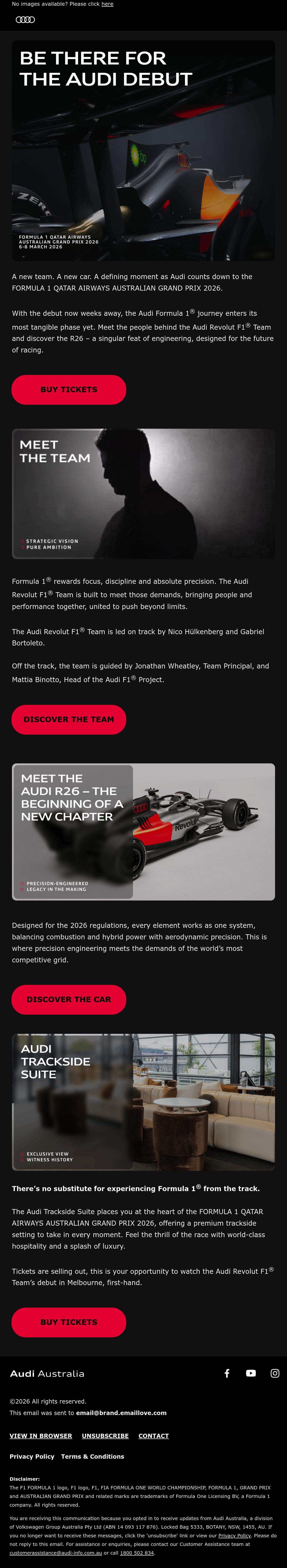 Email Inspiration from Audi Australia - Email Love