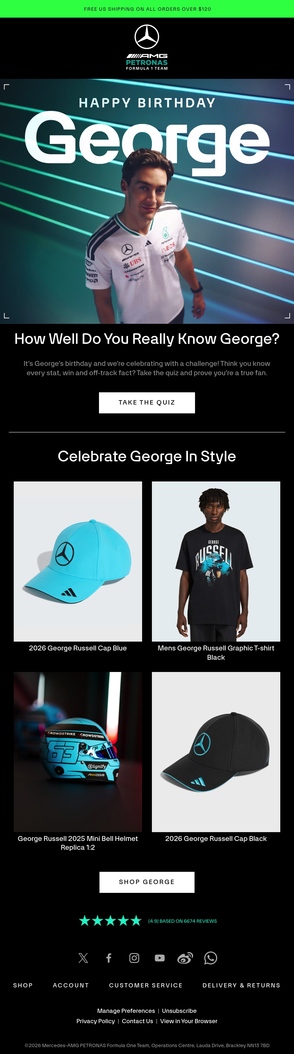 Email Inspiration from Mercedes-AMG PETRONAS F1 Team - Email Love