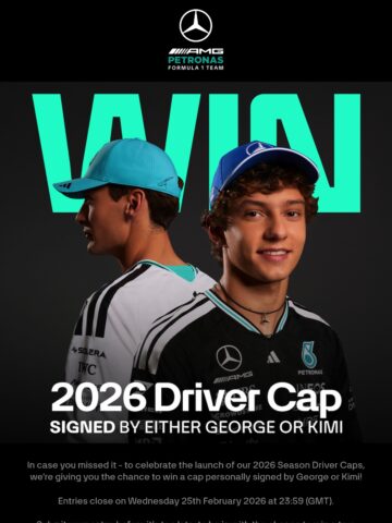 Email Inspiration from Mercedes-AMG PETRONAS F1 Team - Email Love