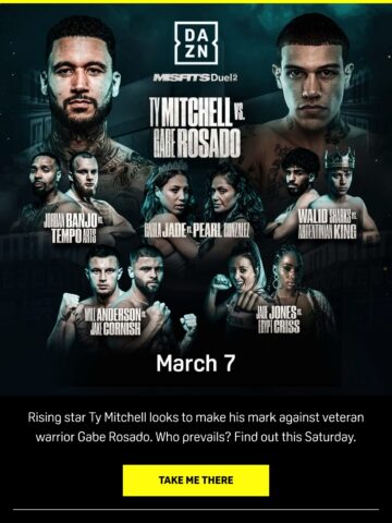 DAZN Emails and Newsletters