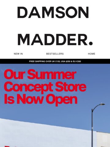 Damson Madder Emails and Newsletters