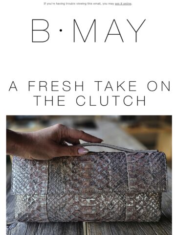 Email Inspiration from B.MAY Bags - Email Love