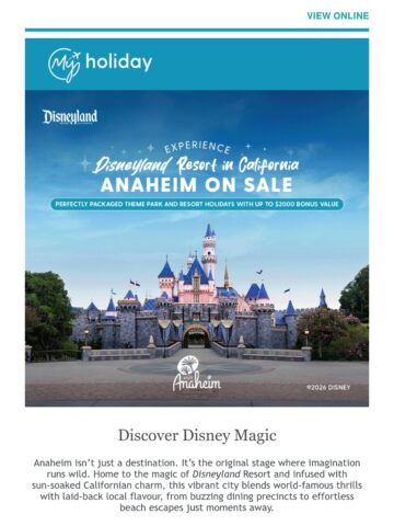Email Inspiration from My Holiday - Email Love